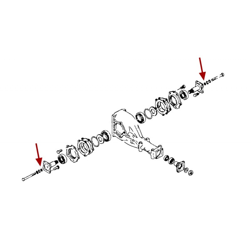 OEM Differential axle o-ring R180 (240Z 260Z 280Z)