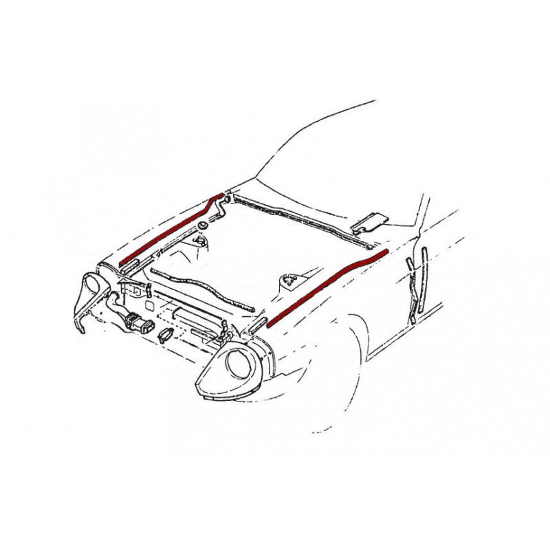 Fender to body inner seal (240Z 260Z 280Z)