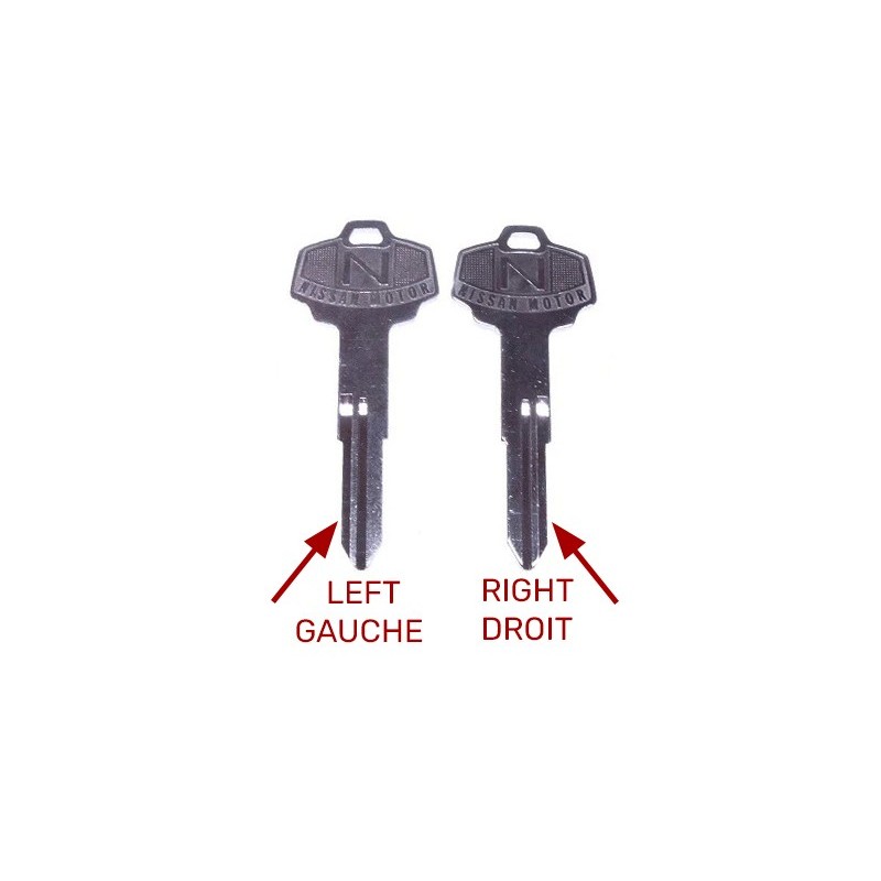 OEM Blank key (240Z 260Z 280Z 280ZX)