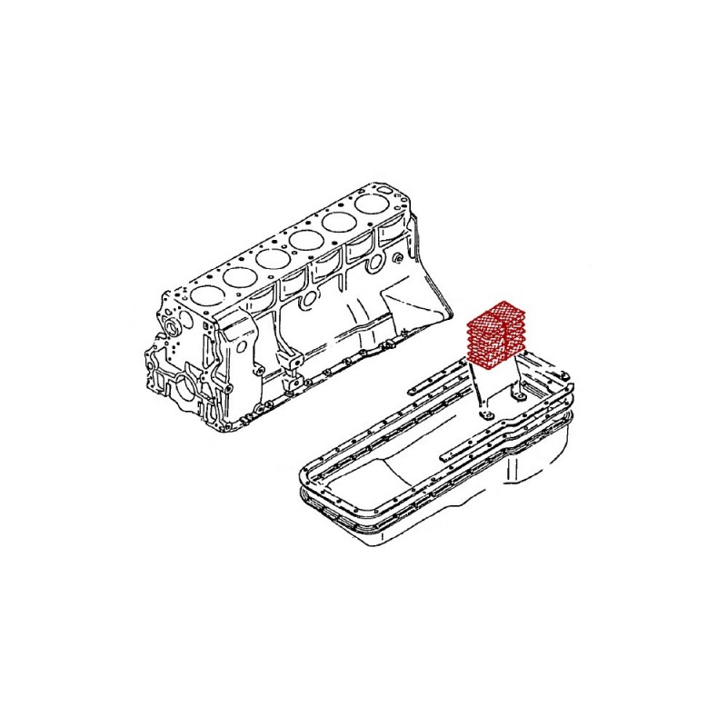 OEM PCV crankcase net screen (240Z 260Z 280Z 280ZX)