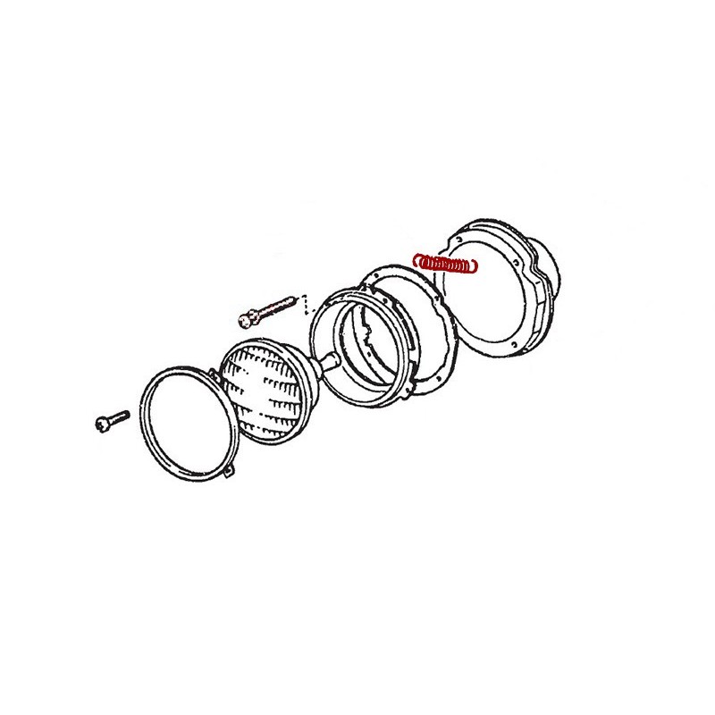 OEM Headlight bucket spring (240Z 260Z 280Z)
