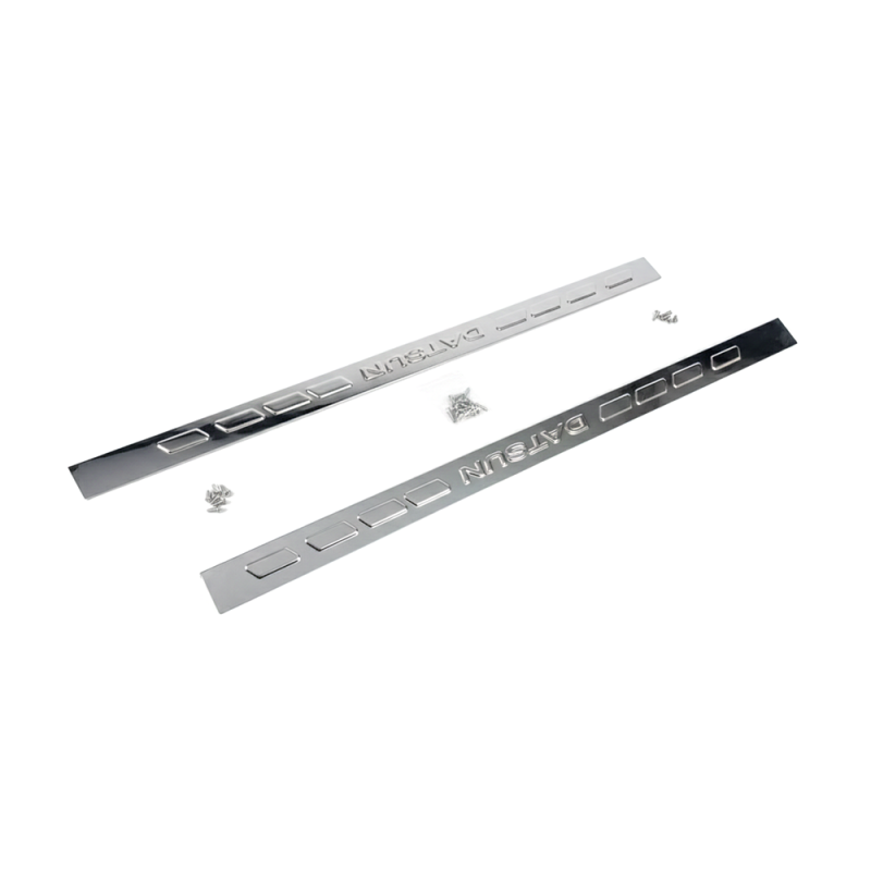 Stainless custom door sill trim pair (240Z 260Z 280Z)