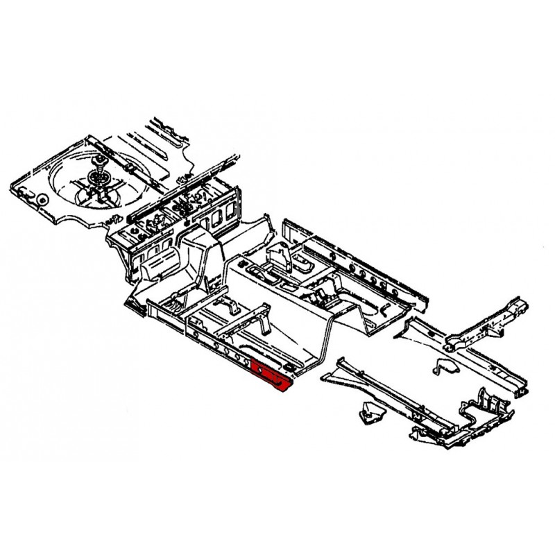 RIGHT INNER ROCKER REINFORCEMENT (240Z)