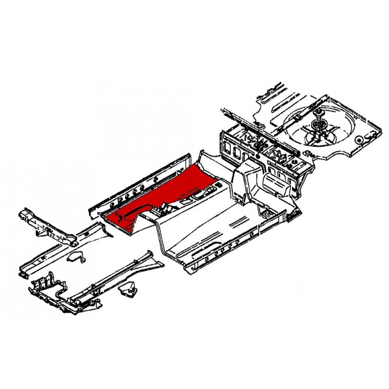 RIGHT FLOOR PAN (240Z 260Z)