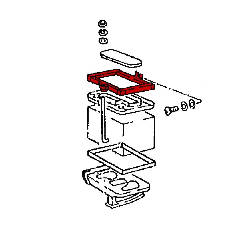 OEM Battery Hold Down Bracket (240Z 260Z 280Z)