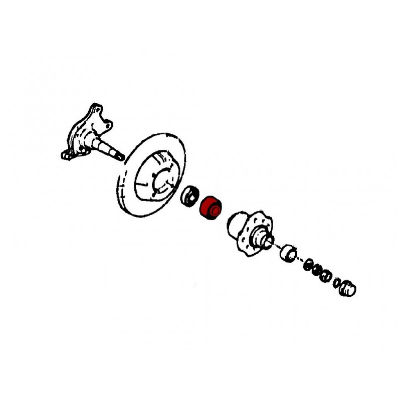 Front inner wheel bearing (240Z 260Z 280Z 280ZX)