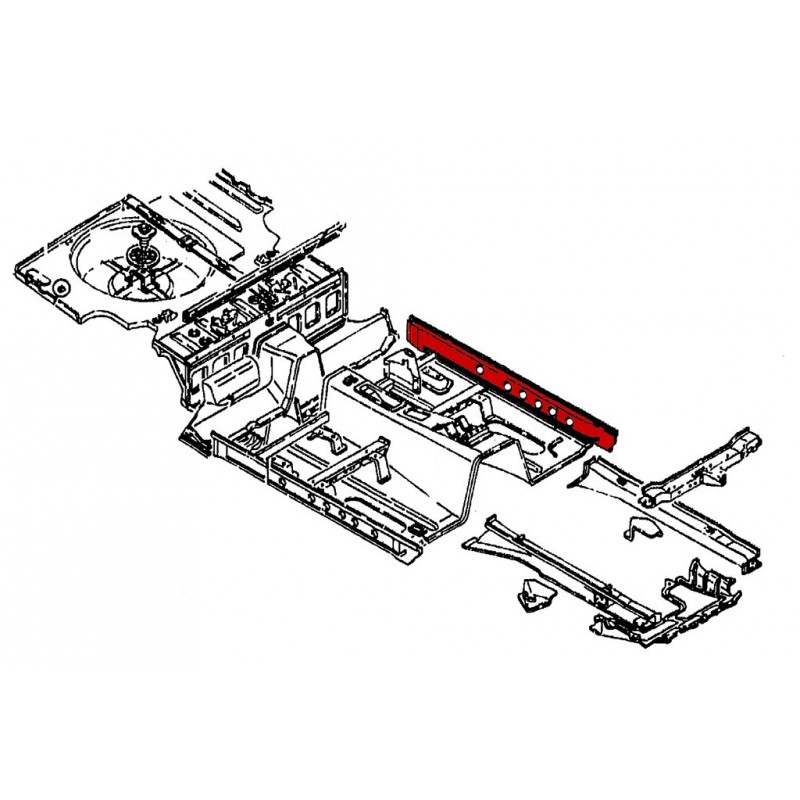 Left inner rocker panel (280Z)